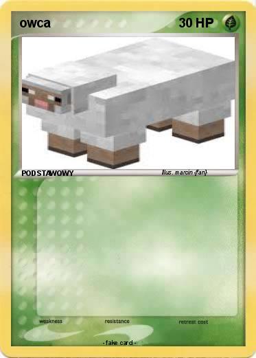 Pokémon owca 1 1 - Twoja własna karta pokemon