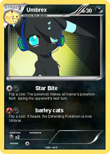 Pokémon Umbrex 1 1 - Star Bite - My Pokemon Card