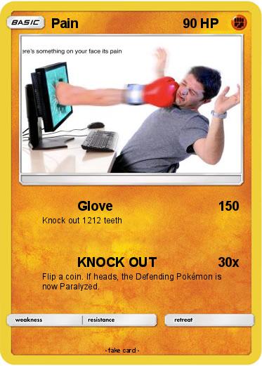 Pokémon Pain 455 455 - Glove - My Pokemon Card