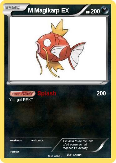 Pokémon M Magikarp EX 13 13 - Splash - My Pokemon Card