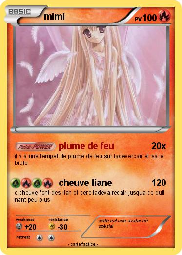Pokémon mimi 742 742 - plume de feu - Ma carte Pokémon