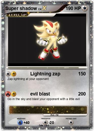 Pokémon Super shadow 987 987 - Lightning zap - My Pokemon Card