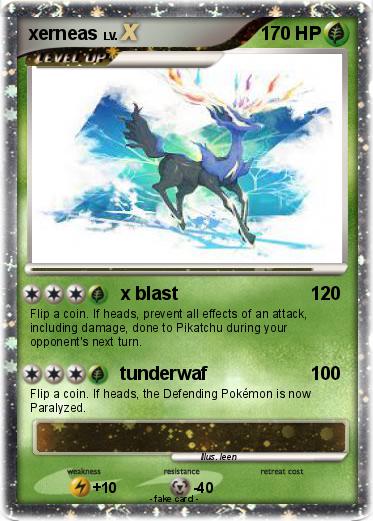 Pokémon xerneas 876 876 - x blast - My Pokemon Card