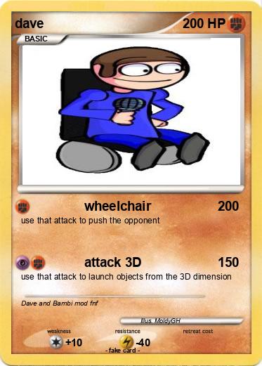 Pokémon dave 580 580 - wheelchair - My Pokemon Card