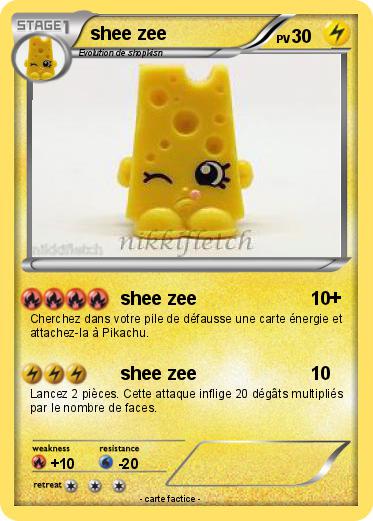 Pokémon shee zee - shee zee - Ma carte Pokémon