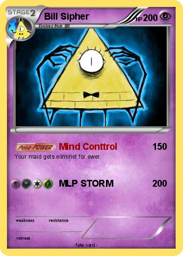 Pokémon Bill Sipher - Mind Conttrol - My Pokemon Card