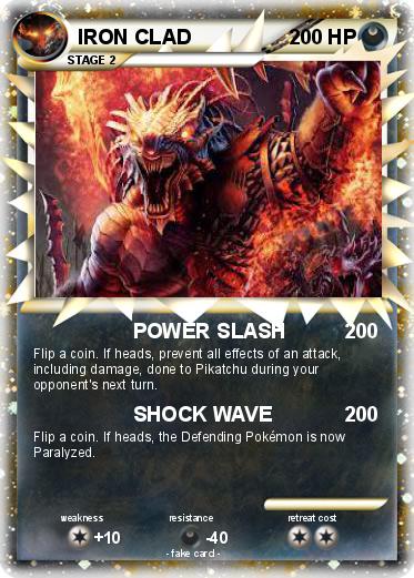 Pokémon IRON CLAD 2 2 - POWER SLASH - My Pokemon Card