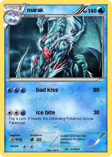 Pokémon marak - bad kiss - My Pokemon Card