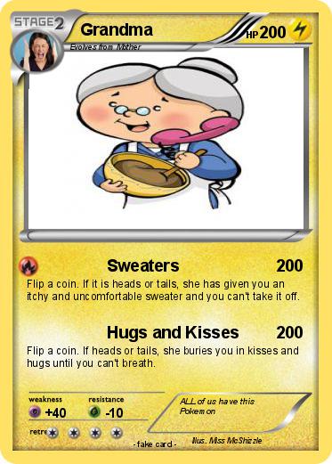 Pokémon Grandma 142 142 - Sweaters - My Pokemon Card