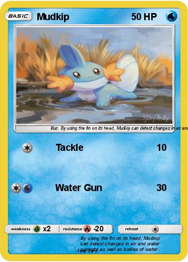 Pokémon Mudkip 908 908 - Tackle - My Pokemon Card