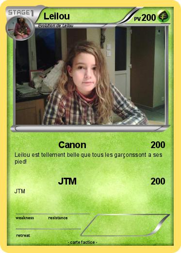 Pokémon Leilou - Canon - Ma carte Pokémon