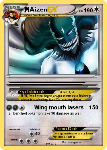 Pokémon Aizen 74 74 - Wing mouth lasers - My Pokemon Card