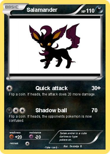 Pokémon Salamander 65 65 - Quick attack - My Pokemon Card