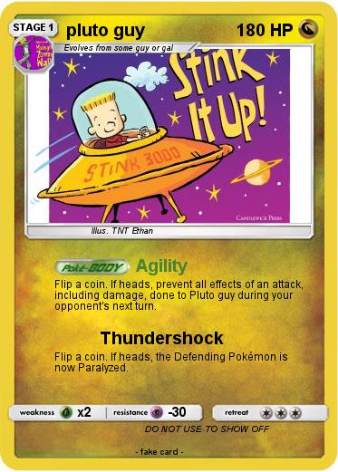 Pokémon pluto guy - Agility - My Pokemon Card