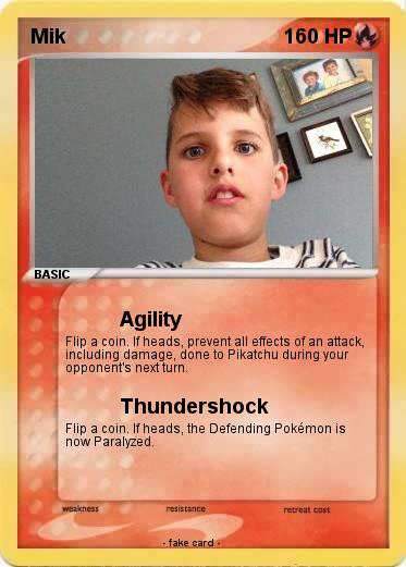 Pokémon Mik 13 13 - Agility - My Pokemon Card