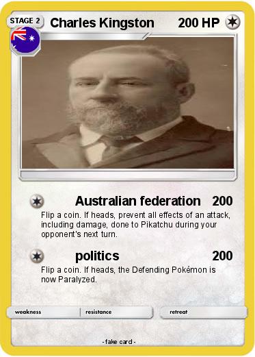 Pokémon Charles Kingston - Australian federation - My Pokemon Card