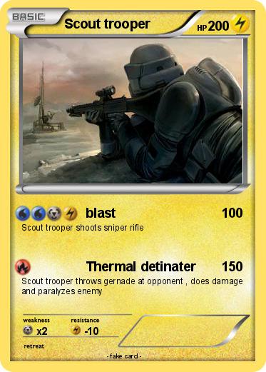 Pokémon Scout trooper 13 13 - blast - My Pokemon Card