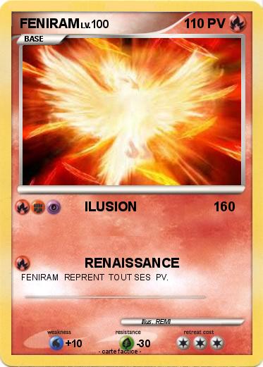Pokémon FENIRAM - ILUSION 160 - Ma carte Pokémon