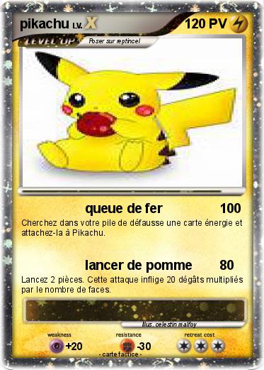 Pokémon pikachu 13568 13568 - queue de fer - Ma carte Pokémon