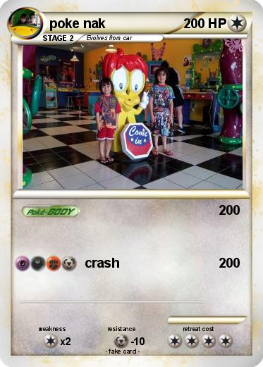 Pokémon poke nak - crash - My Pokemon Card