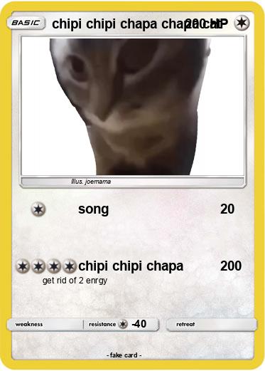 Pokémon chipi chipi chapa chapa cat 1 1 - song - My Pokemon Card