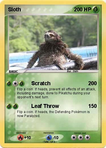 Pokémon Sloth 131 131 - Scratch - My Pokemon Card