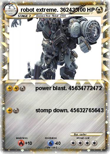 Pokémon robot extreme 362435 362435 - power blast. 45634772472 - My ...