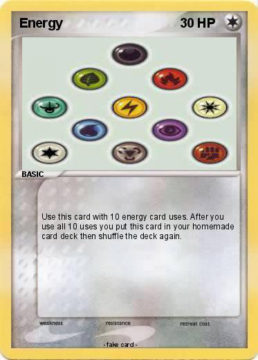 Pokémon Energy 236 236 - My Pokemon Card