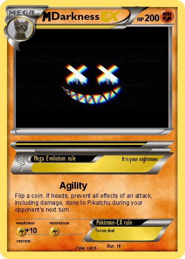Pokémon Darkness 1510 1510 - Agility - My Pokemon Card