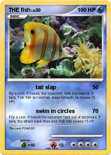 Pokémon THE fish - tail slap - My Pokemon Card