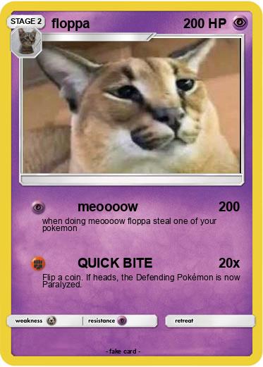 Pokémon floppa 95 95 - meoooow - My Pokemon Card