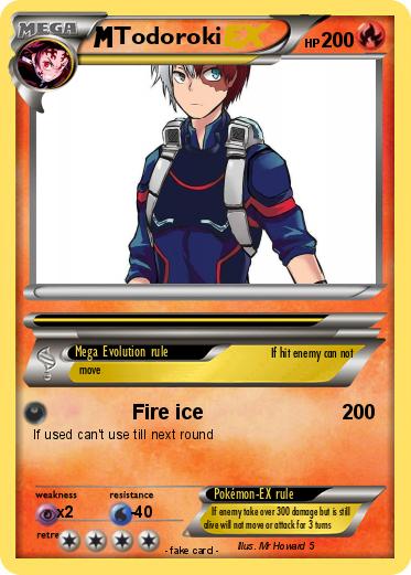 Pokémon Todoroki 72 72 - Fire ice - My Pokemon Card