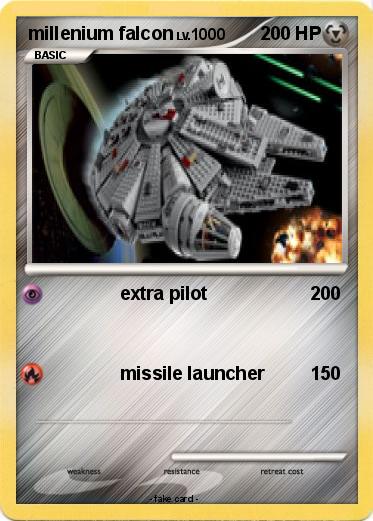 Pokémon millenium falcon 6 6 - extra pilot - My Pokemon Card