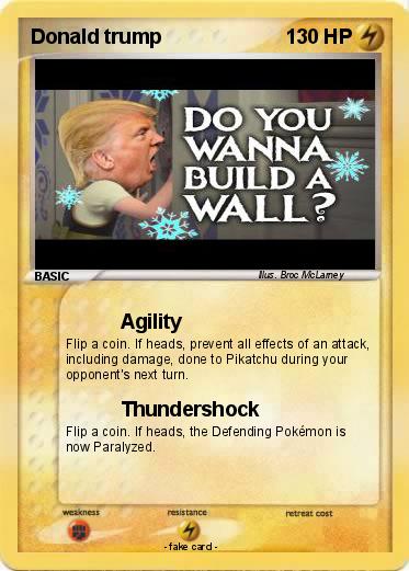 Pokémon Donald trump 3345 3345 - Agility - My Pokemon Card