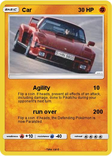 Pokémon Car 504 504 - Agility - My Pokemon Card