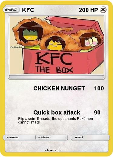 Pokémon KFC 235 235 - CHICKEN NUNGET - My Pokemon Card