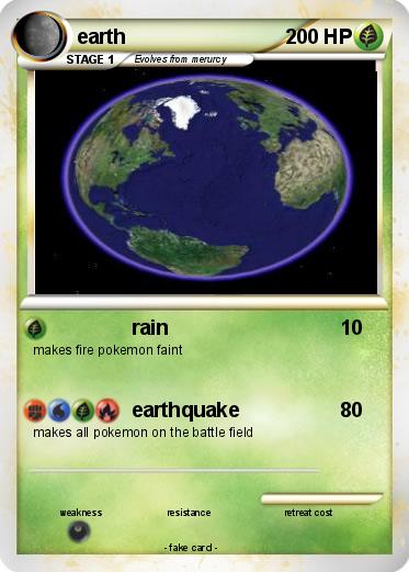 Pokémon earth 164 164 - rain - My Pokemon Card