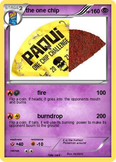 Pokémon the one chip - fire - My Pokemon Card