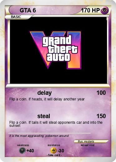 Pokémon GTA 6 3 3 - delay - My Pokemon Card