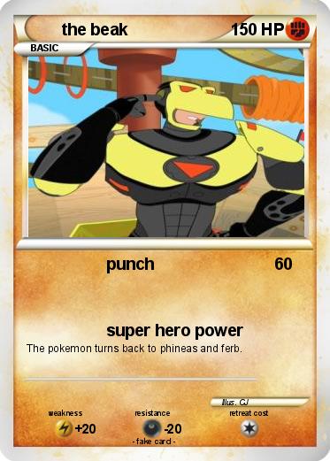Pokémon the beak - punch - My Pokemon Card