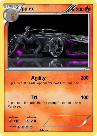 Pokémon pp ex - Agility - My Pokemon Card