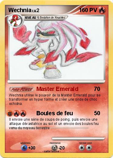 Pokémon Wechnia - Master Emerald - Ma carte Pokémon