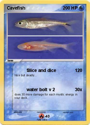 Pokémon Cavefish - Slice and dice - My Pokemon Card