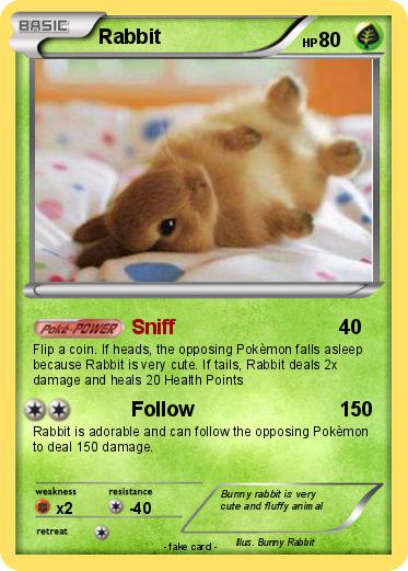 Pokémon Rabbit 141 141 - Sniff - My Pokemon Card