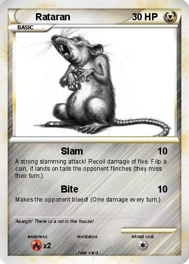Pokémon Rataran - Slam - My Pokemon Card