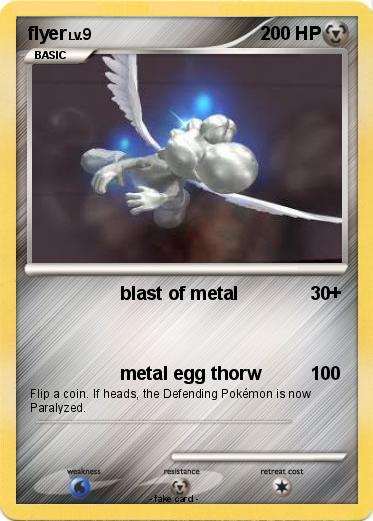 Pokémon flyer 17 17 - blast of metal - My Pokemon Card