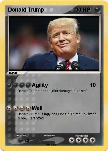 Pokémon Donald Trump 806 806 - Agility - My Pokemon Card