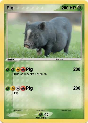 Pokémon Pig 672 672 - Pig - My Pokemon Card
