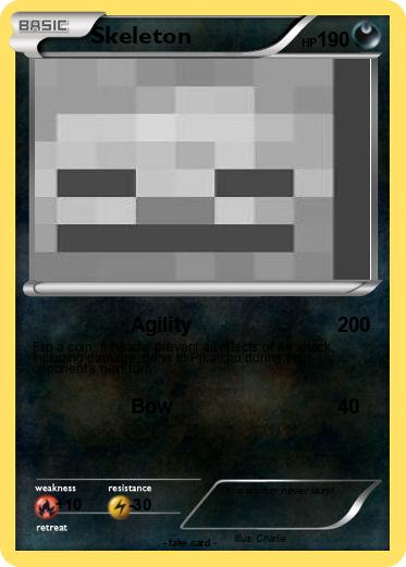 Pokémon Skeleton 828 828 - Agility - My Pokemon Card