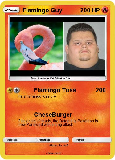 Pokémon Flamingo Guy - Flamingo Toss - My Pokemon Card